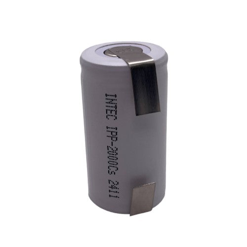 Sub C Intec IPP-2000Cs Battery with Tabs 1.2V/2000mAH – BBM Battery
