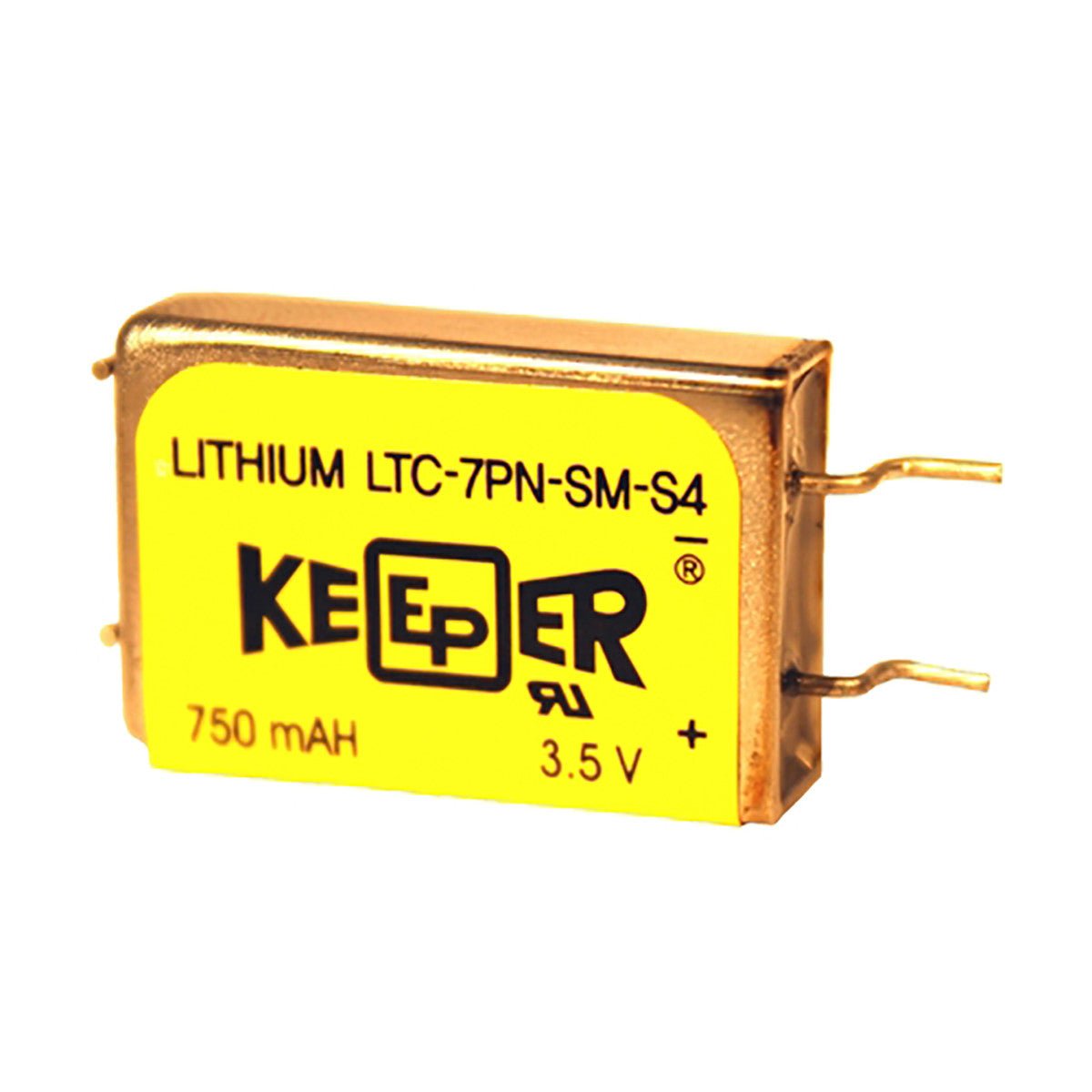 Keeper LTC-7PN-SM-S4 Battery, Lithium 3.5V/750mAh 4 Pin – BBM Battery
