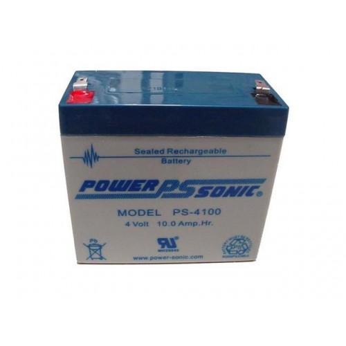 Power-Sonic PS-4100 Battery, 4V/10,0AH AGM, Sealed Lead Acid – BBM Battery