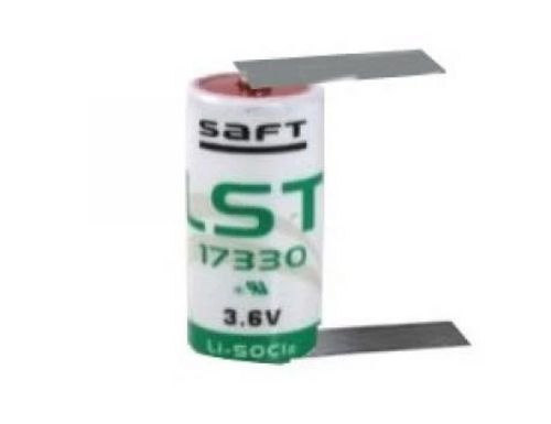 Saft LS17330STS Battery (With Solder Tabs), 3.6V 2/3A Lithium LS17330T ...