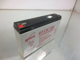 Enersys Genesis NP7-6T Battery, 6V/7.0AH AGM with F21 Terminals (.250 ...